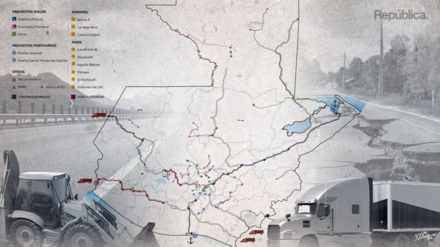Débil infraestructura vial frena competitividad logística
